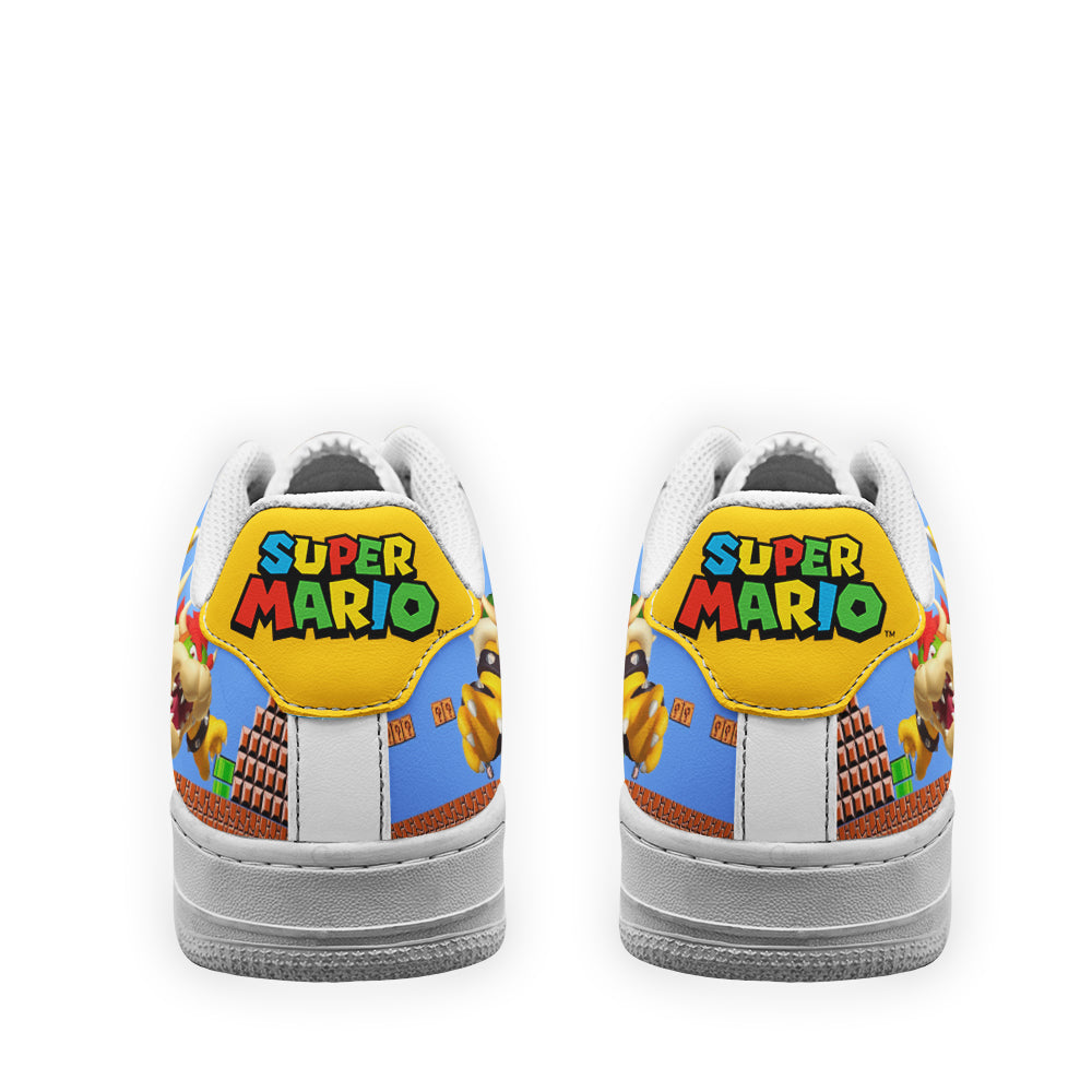 Bowser Super Mario Sneakers Custom For Gamer Shoes – Perfectivy