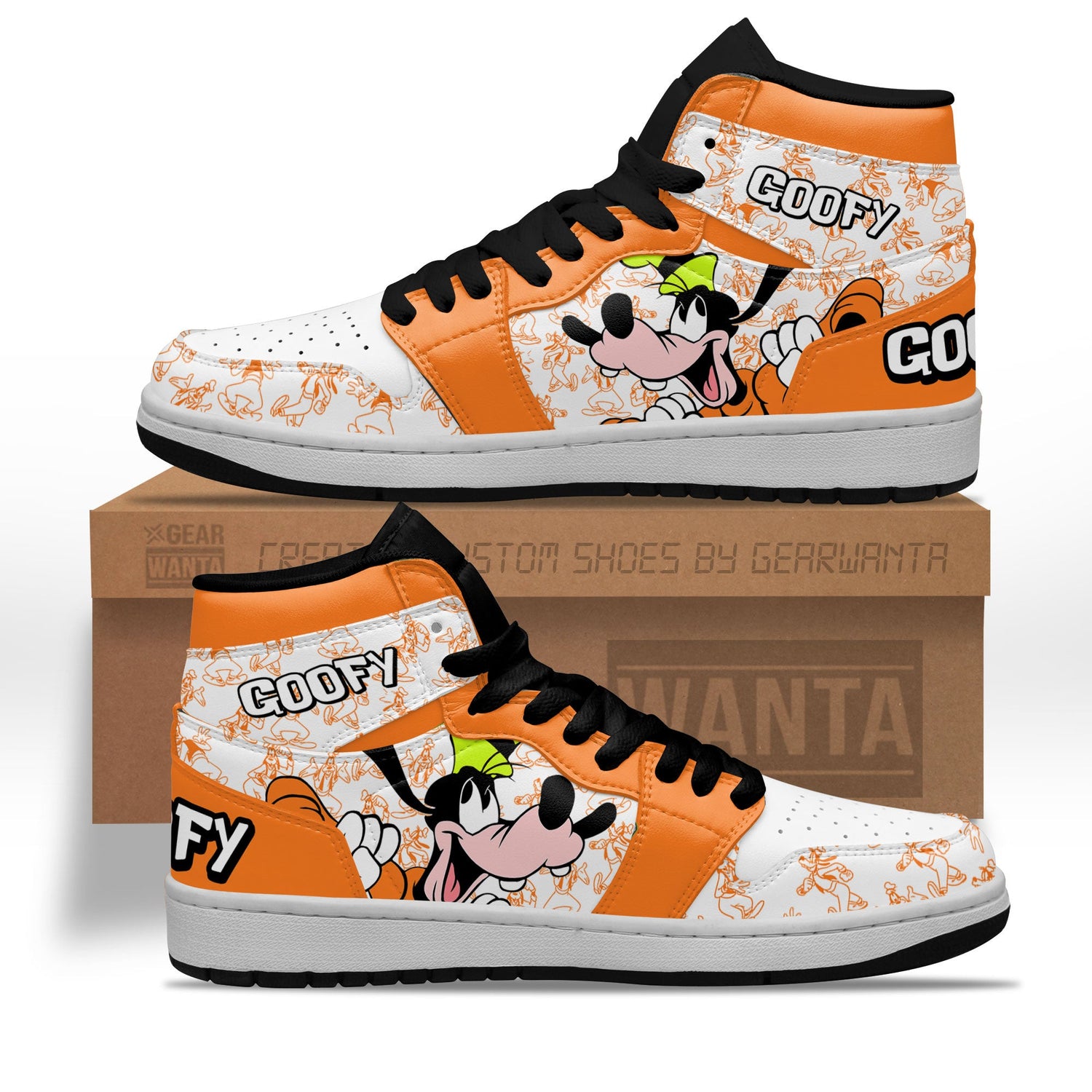 Goofy Shoes Custom For Cartoon Fans Sneakers PT04 – Perfectivy