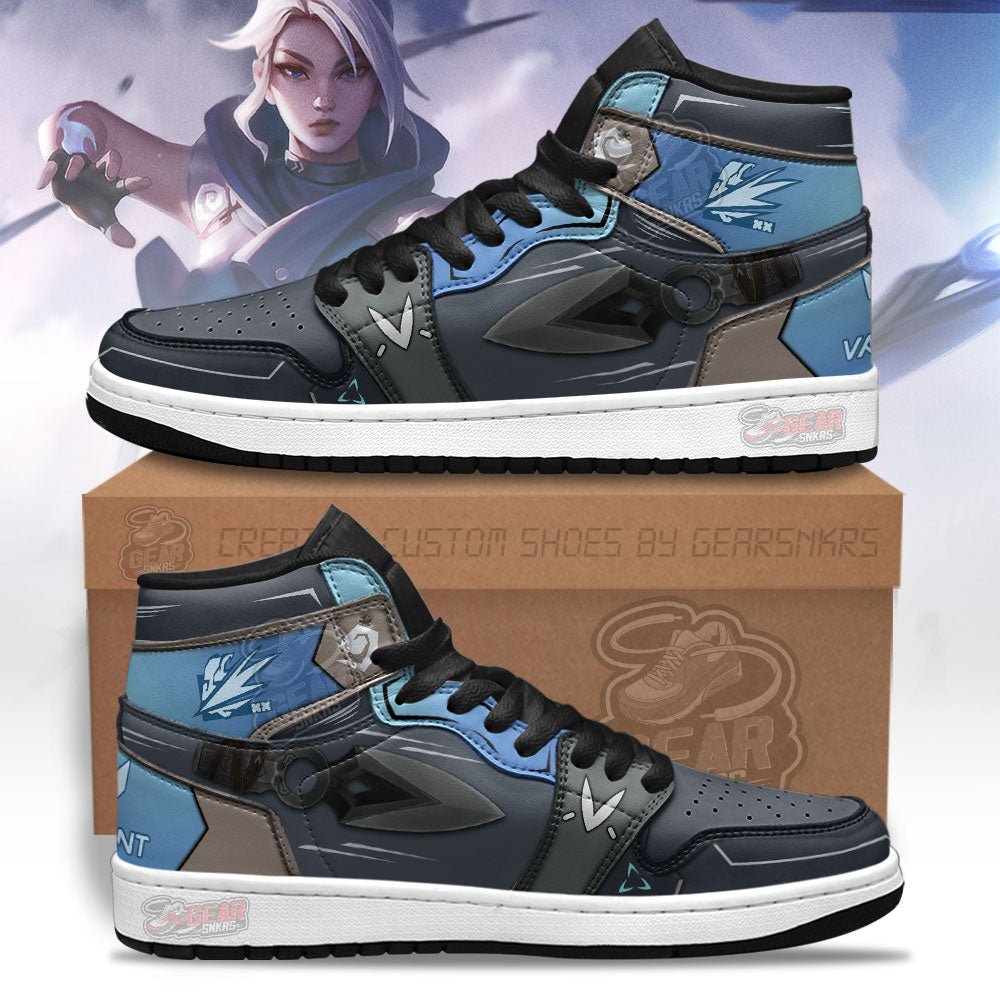 Jett Weapon Valorant Agent JD Sneakers Shoes Custom For Gamer MN13 – Perfectivy