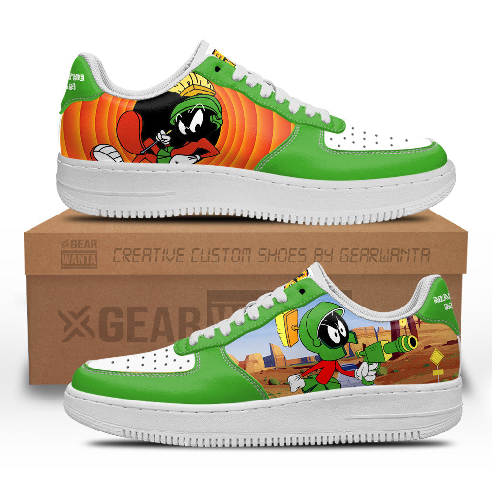 Marvin the Martian Looney Tunes Custom Sneakers QD14 – Perfectivy