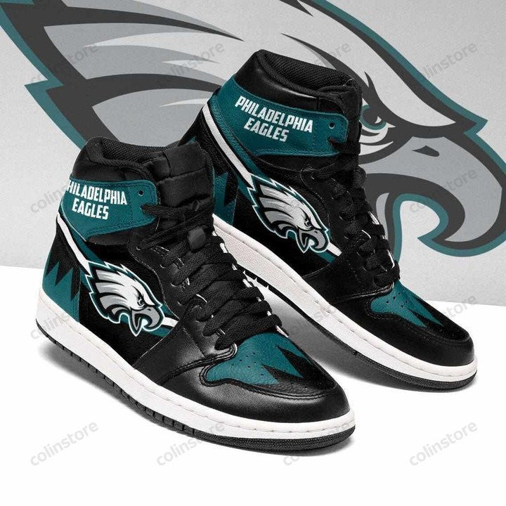Philadelphia Eagles Black Green Shoes Custom – Perfectivy