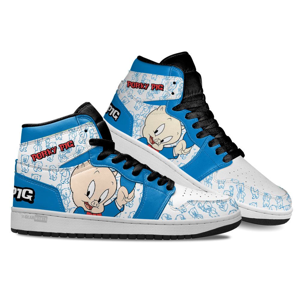 Porky Pig Shoes Custom For Cartoon Fans Sneakers PT04 – Perfectivy
