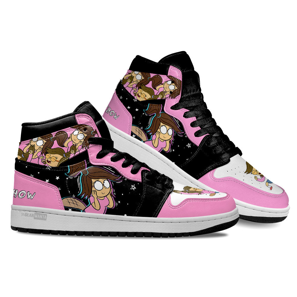 Regular Show Eileen Roberts Shoes Custom Sneakers For Cartoon Fans ...