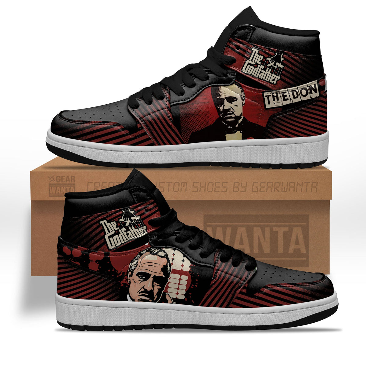 The Godfather Don Corleone ASneakers Custom Shoes – Perfectivy