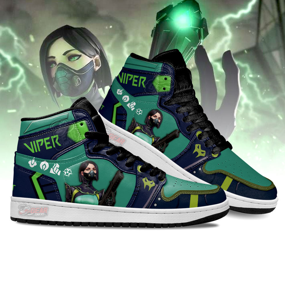 Viper Valorant Agent JD Sneakers Shoes Custom For Gamer MN13 – Perfectivy